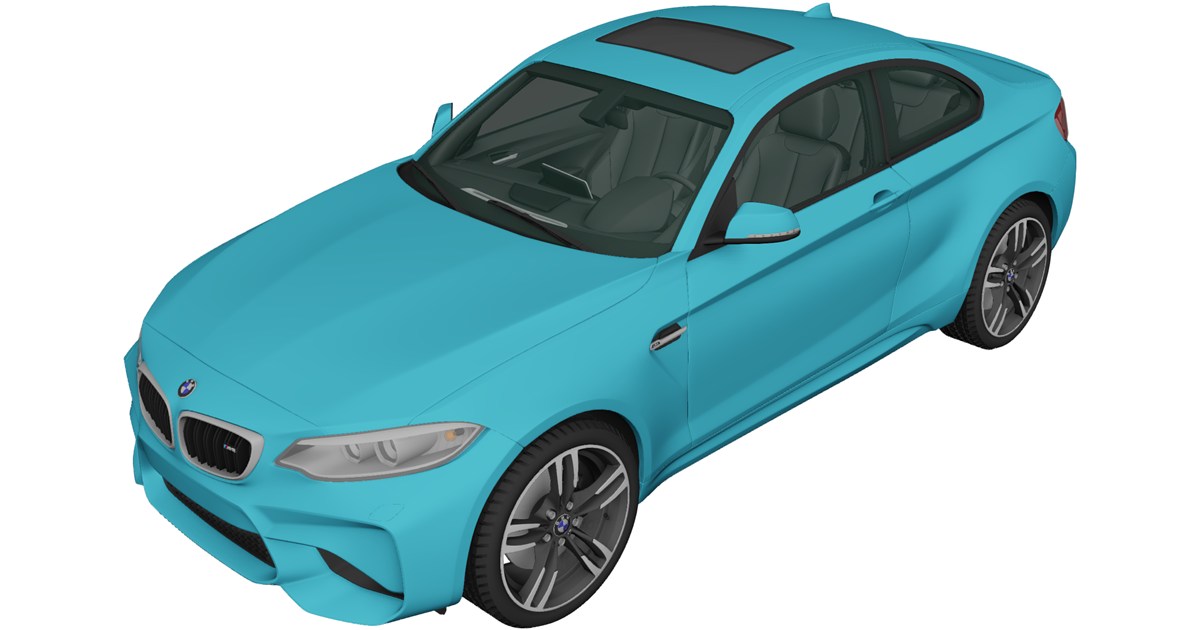 BMW M2 Coupe [F87] 3D Model (2015) - 3D CAD Browser
