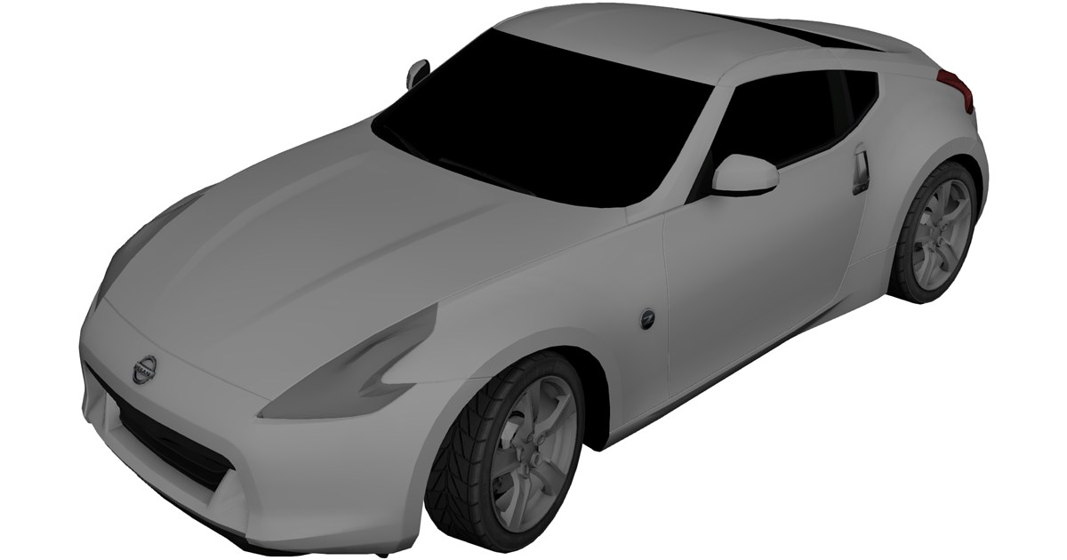 Nissan 370Z 3D Model (2009) - 3D CAD Browser
