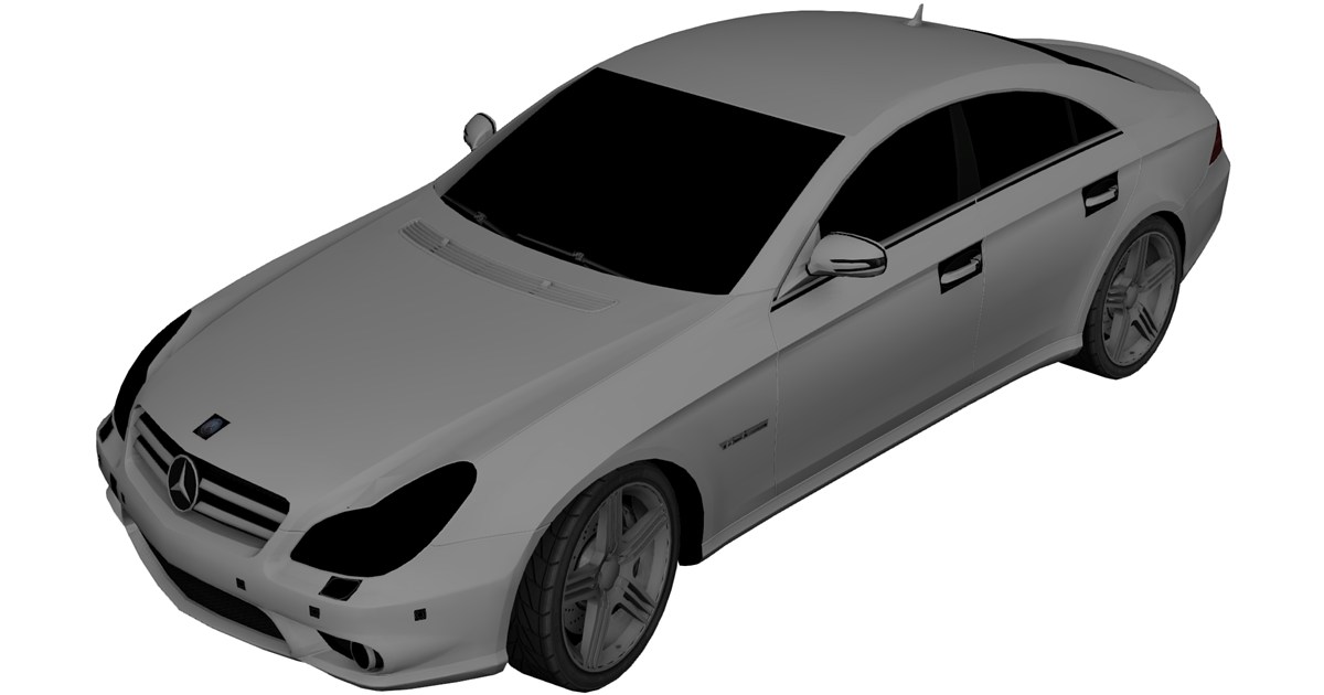Mercedes-Benz CLS 6.3 AMG 3D Model - 3D CAD Browser