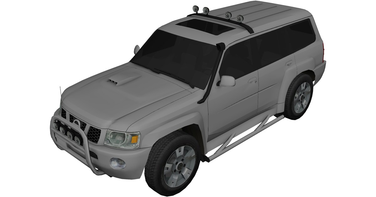 Nissan Patrol 3D Model (2005) - 3D CAD Browser