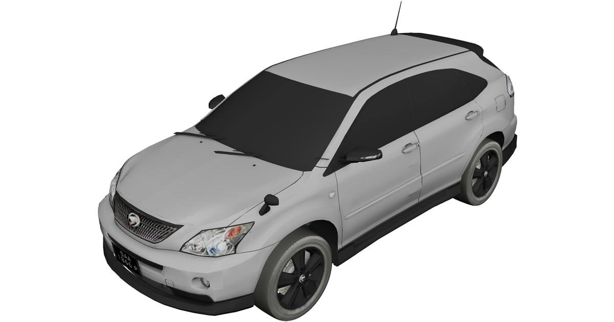 Toyota Harrier Hybrid [Lexus RX] 3D Model - 3D CAD Browser