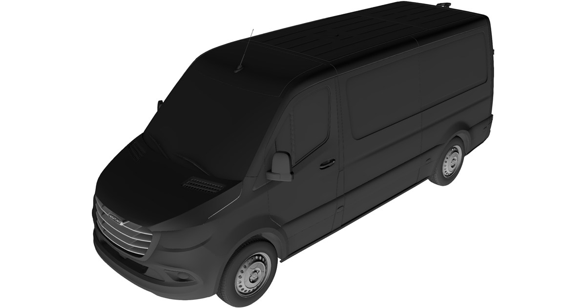 Freightliner Sprinter Panel Van L2H1 RWD 3D Model (2019) - 3D CAD Browser