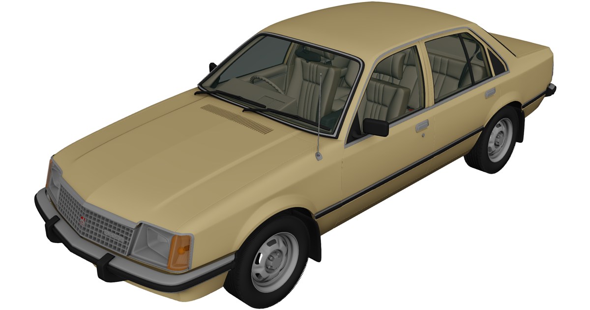 Holden Commodore VC 3D Model (1980) - 3D CAD Browser