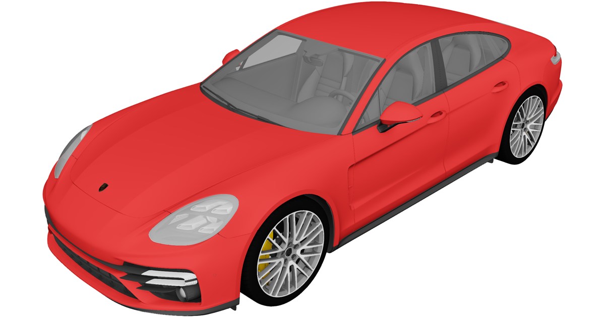 Porsche Panamera Turbo S 3D Model (2021) - 3D CAD Browser