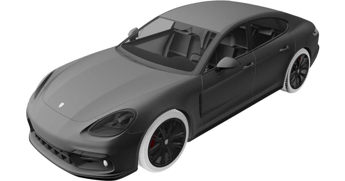 Porsche Panamera GTS 3D Model (2019) - 3D CAD Browser