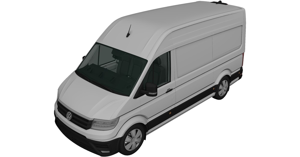Volkswagen Crafter L1H2 3D Model (2017) - 3D CAD Browser
