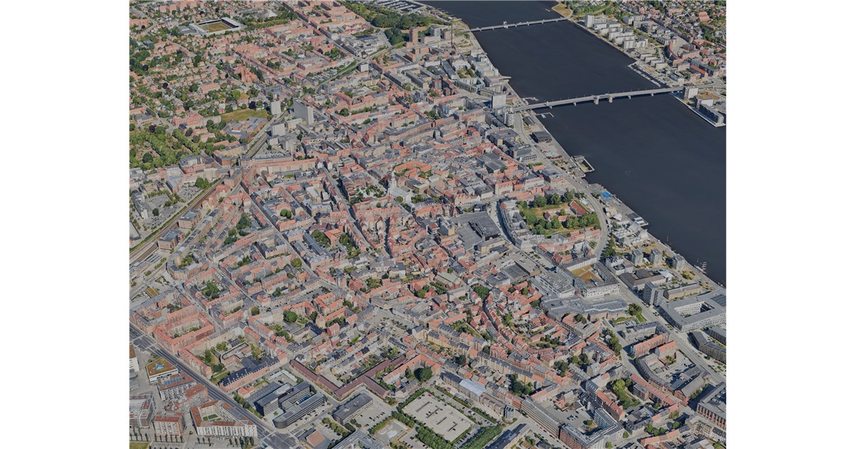 Aalborg City, Denmark 3D Model (2023) - 3D CAD Browser