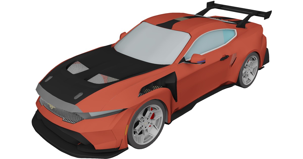 Ford Mustang CAD Model (2025) - 3D CAD Browser