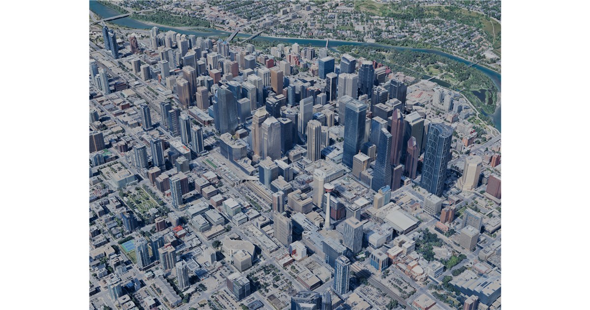 Calgary City, AB, Canada 3D Model (2024) - 3D CAD Browser