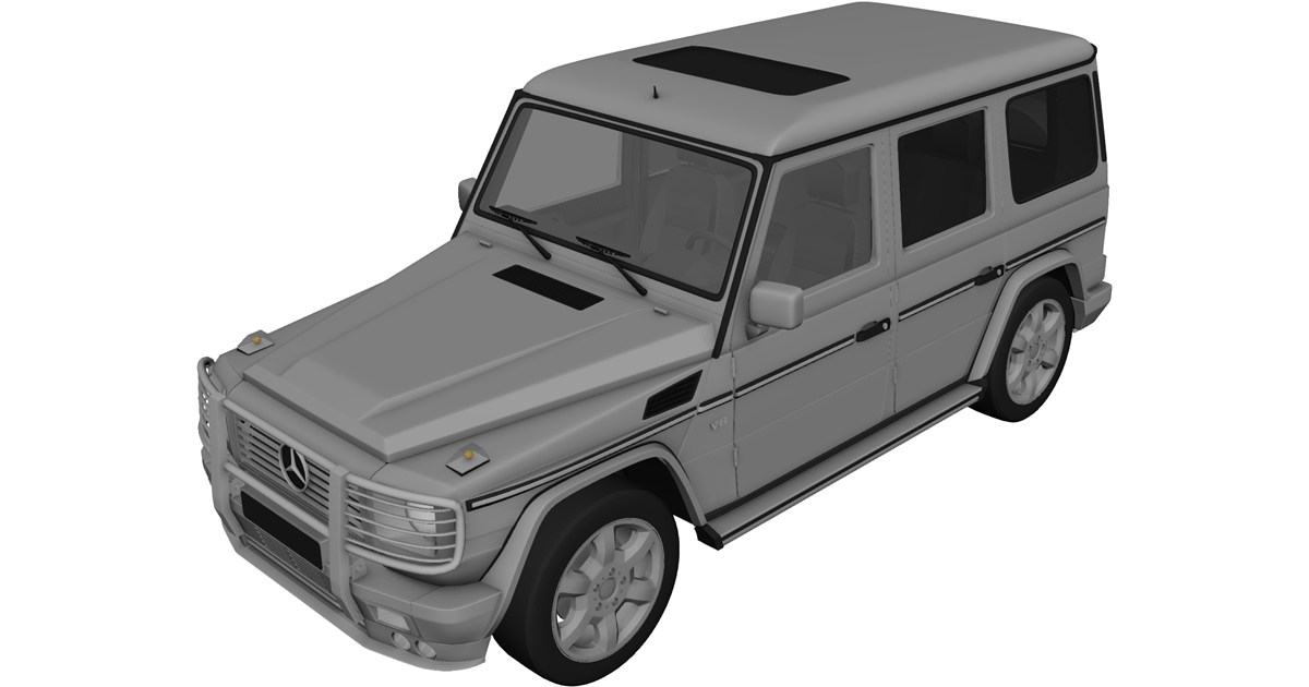 Mercedes-Benz G-class 3D Model - 3D CAD Browser