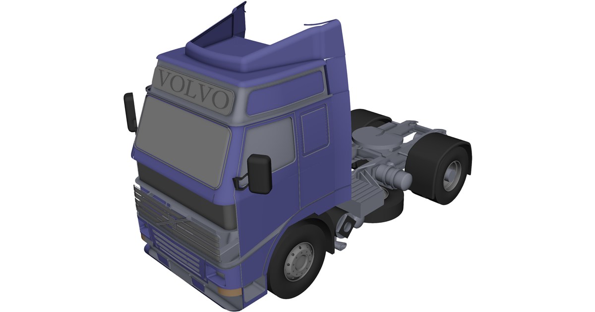Volvo Truck CAD Model - 3D CAD Browser