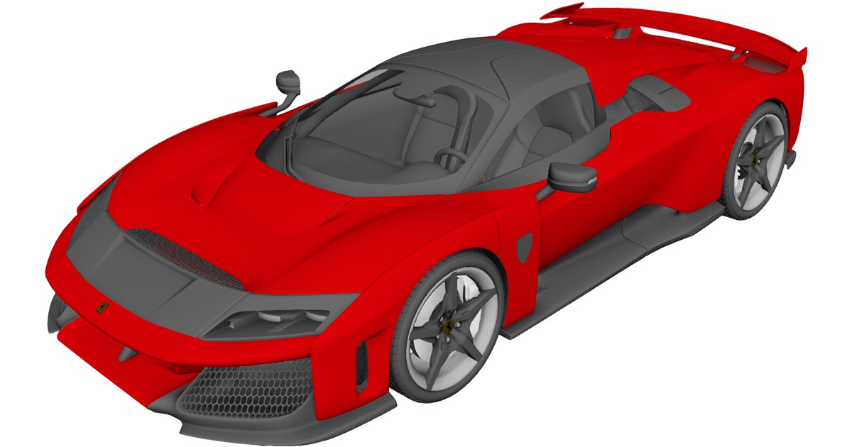 Ferrari F80 3D Model (2025) - 3D CAD Browser