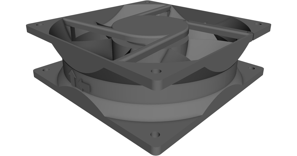 Cooling Fan CAD Model - 3D CAD Browser
