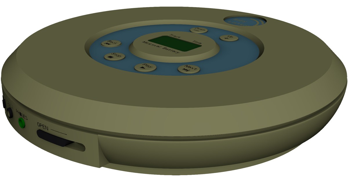 CD Player Free CAD Model - 3D CAD Browser