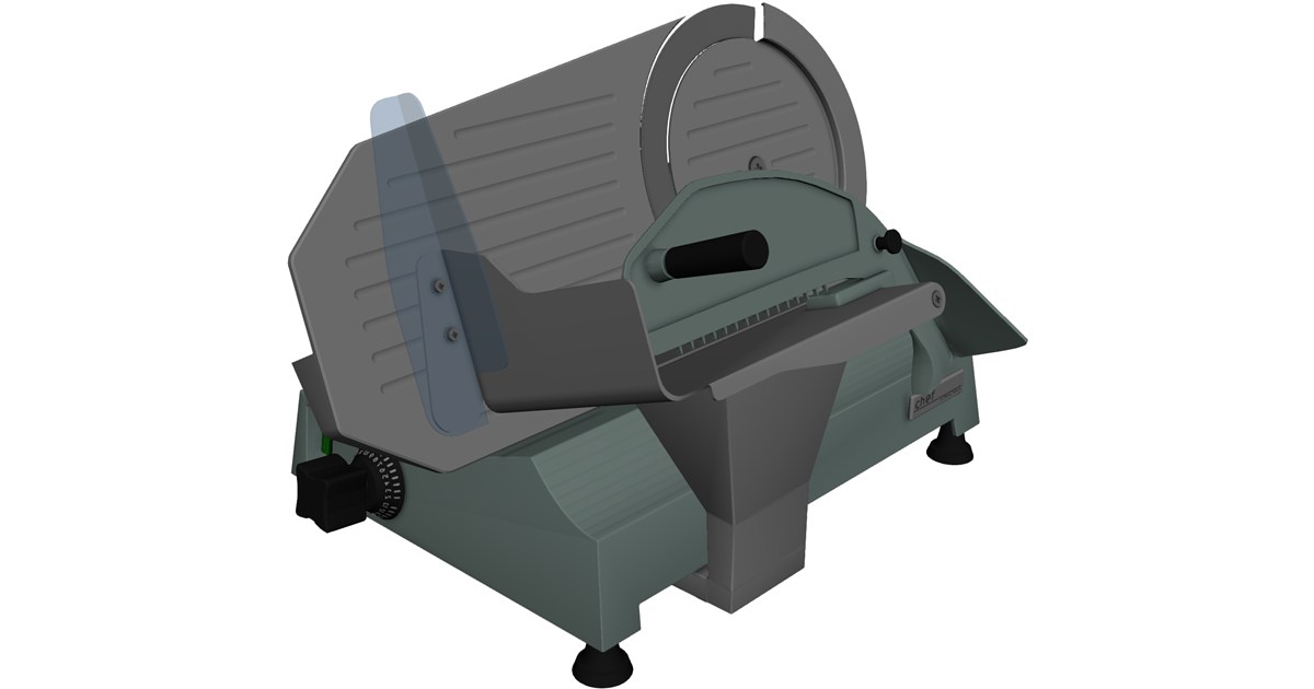 Meat Slicer 3D Model - 3D CAD Browser