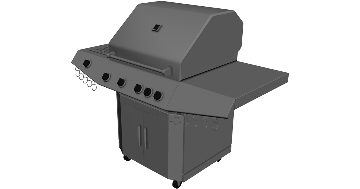 BBQ Grill 3D Model - 3D CAD Browser