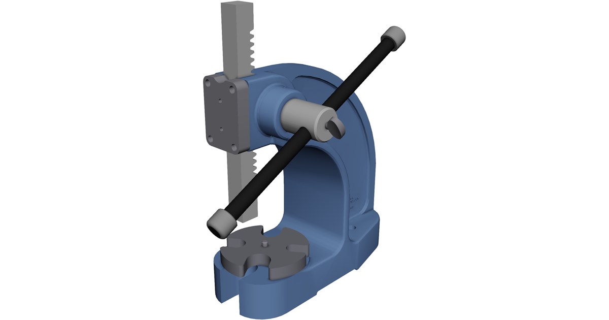 Arbor Press CAD Model - 3D CAD Browser