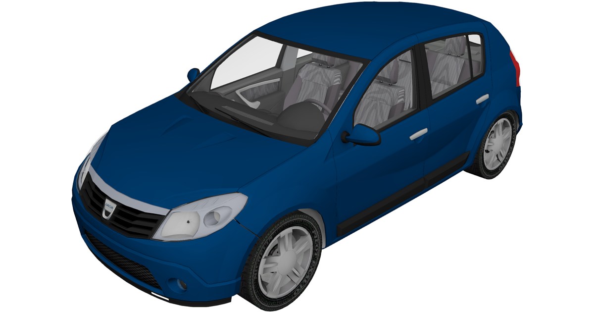 Renault/Dacia Sandero 3D Model | 3D CAD Browser