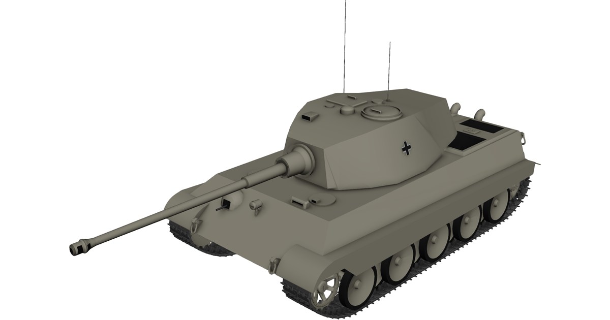 Tiger II King Tiger 3D Model - 3D CAD Browser