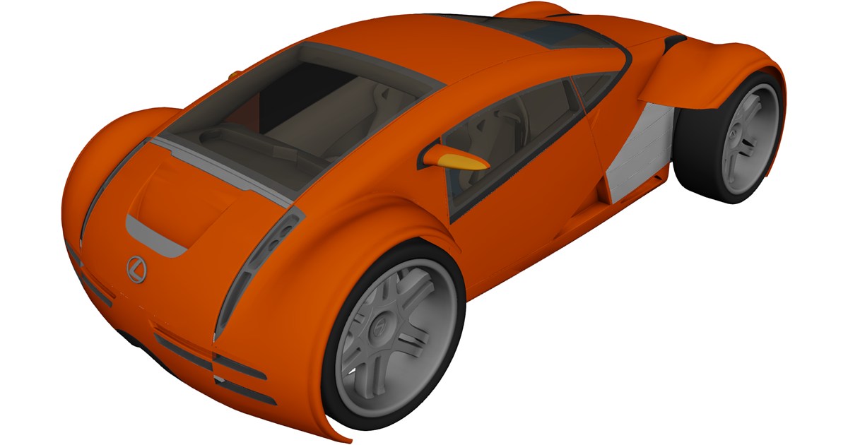 Lexus CS 2054 3D Model - 3D CAD Browser