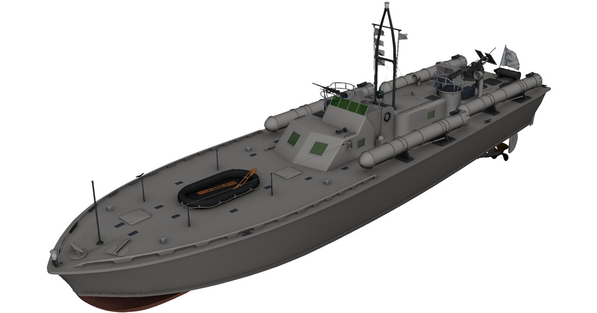 PT 109 3D Model - 3D CAD Browser