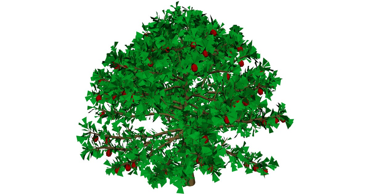 Apple Tree 3D Model - 3D CAD Browser