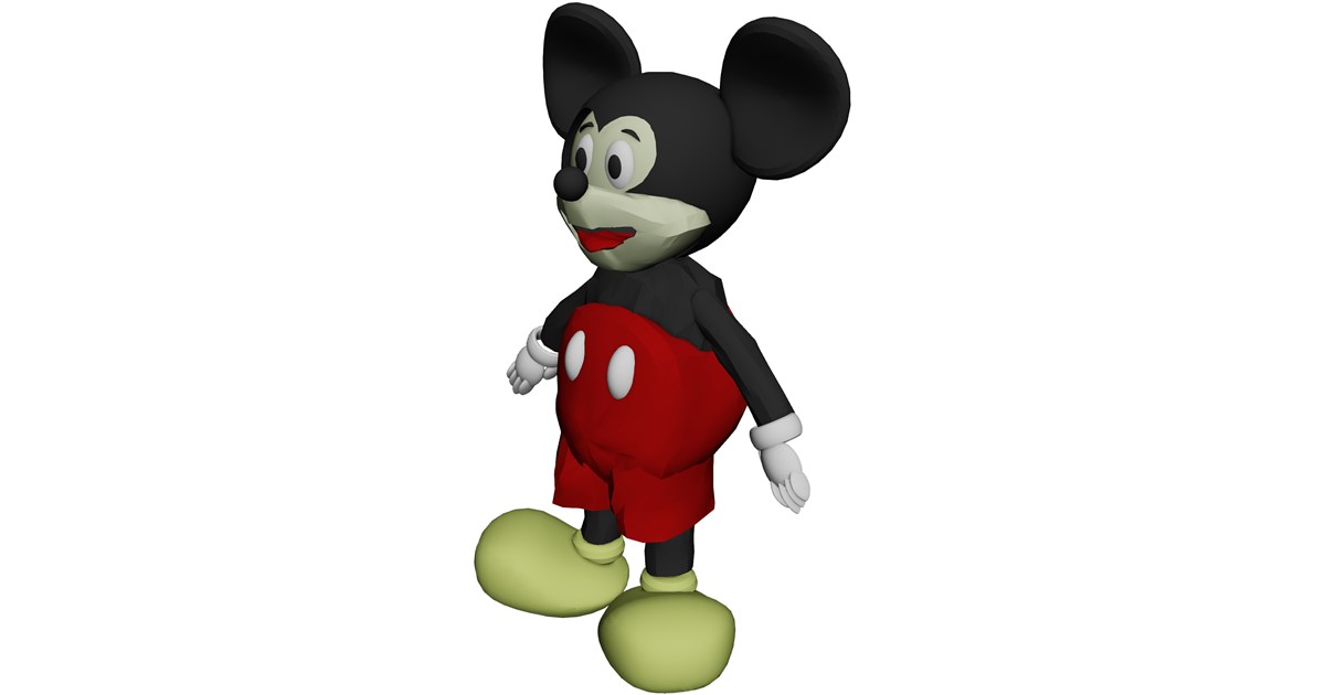 Mickey Mouse Free 3D Model - 3D CAD Browser