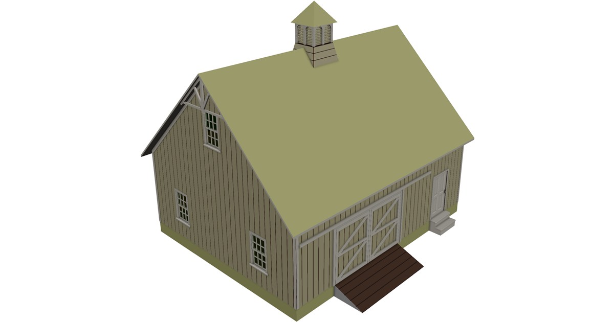 Machine Shed 3D Model - 3D CAD Browser