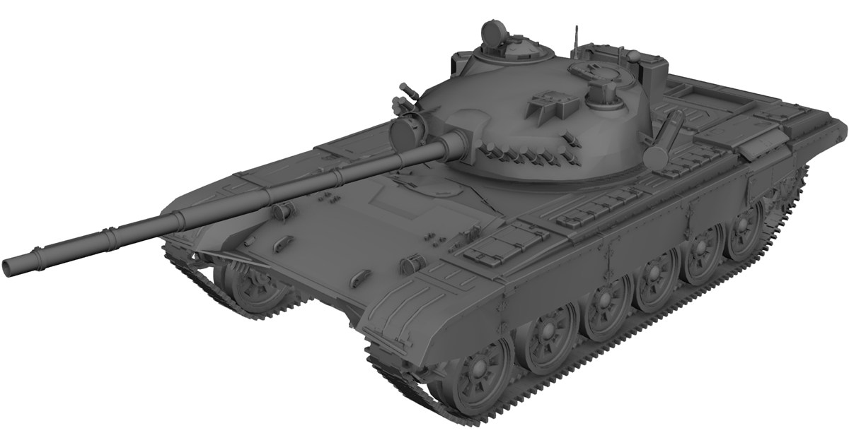 T-72M1 3D Model - 3D CAD Browser