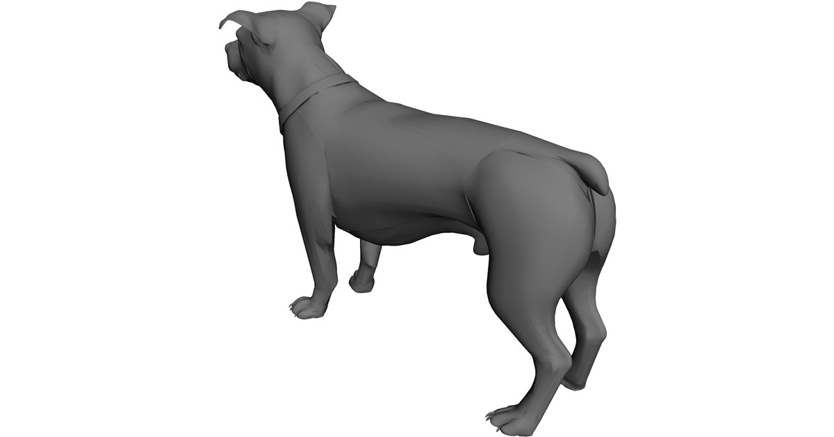 Dog CAD Model - 3D CAD Browser