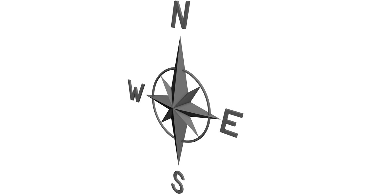 Compass Rose 3D Model - 3D CAD Browser