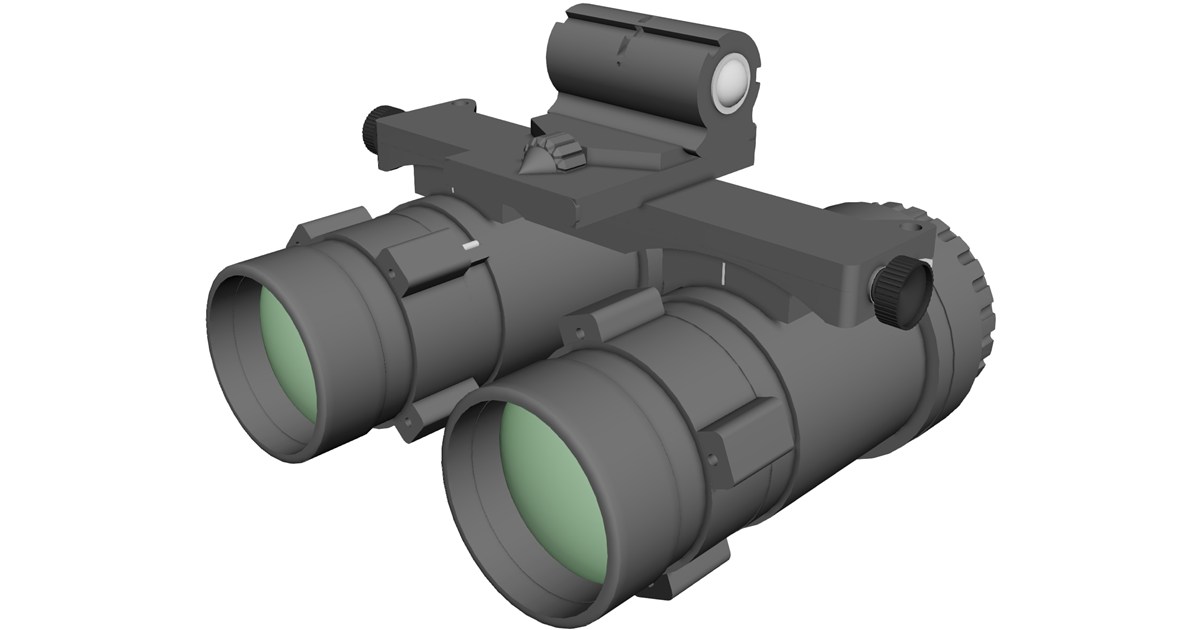 Anvis 9 NVG Goggles 3D Model - 3D CAD Browser