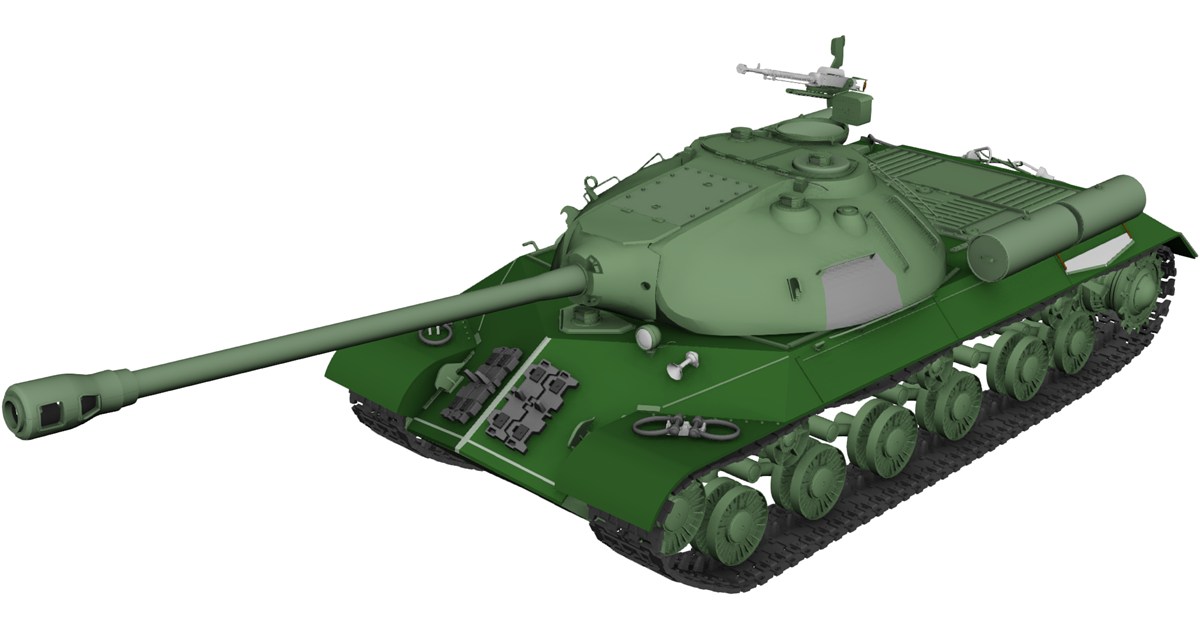 IS-3 Heavy Tank 3D Model - 3D CAD Browser