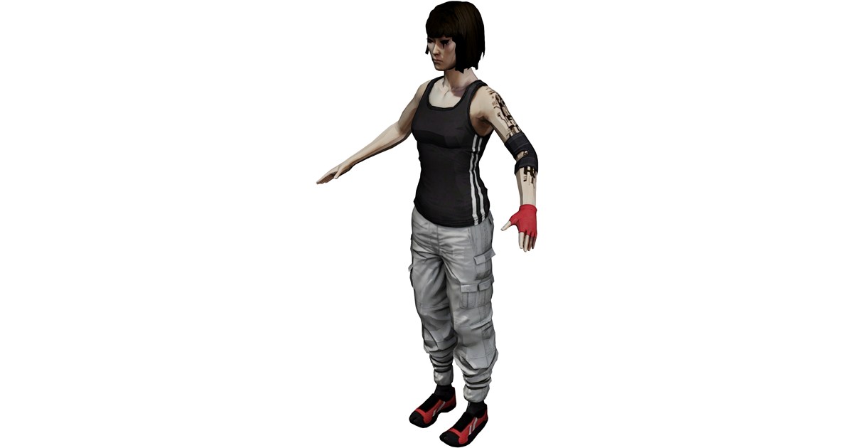Faith [Mirrors Edge] 3D Model - 3D CAD Browser