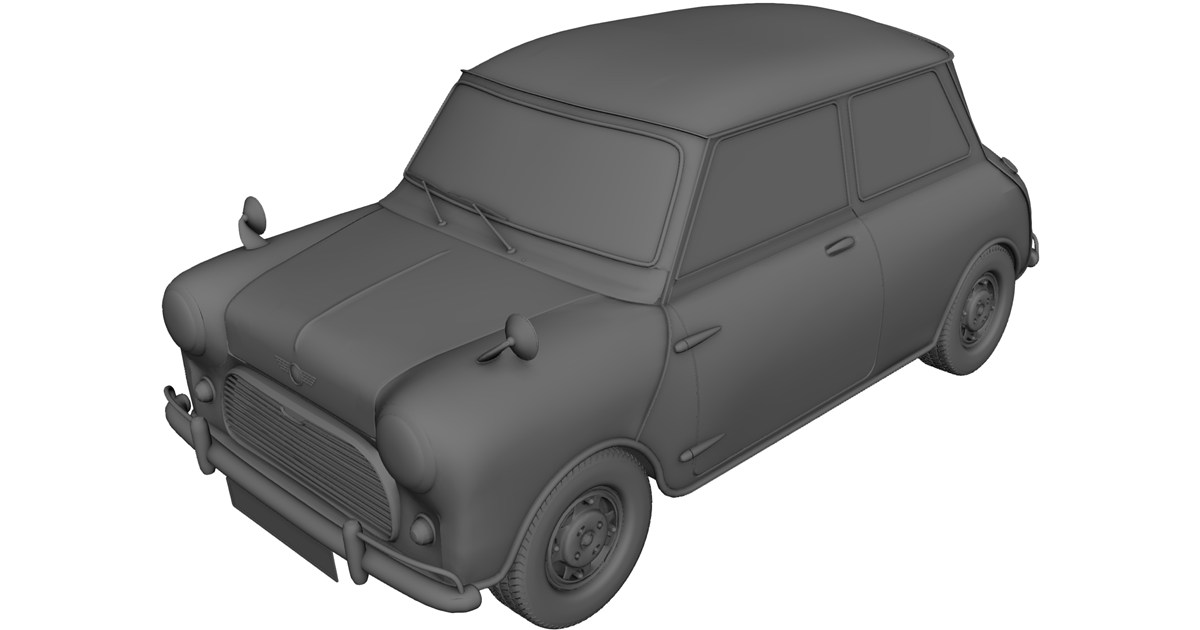 Mini Cooper 3D Model - 3D CAD Browser