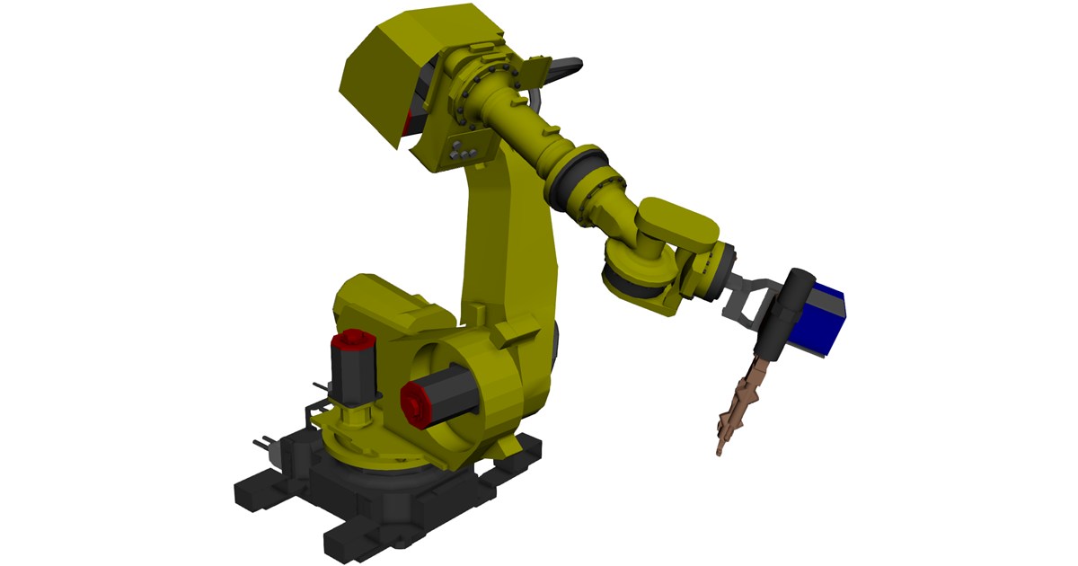 Fanuc R-2000 Robot Arm 3D Model - 3D CAD Browser