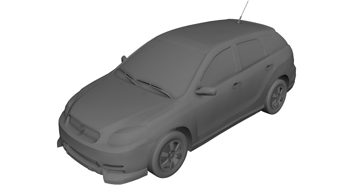 Toyota Matrix 3D Model - 3D CAD Browser