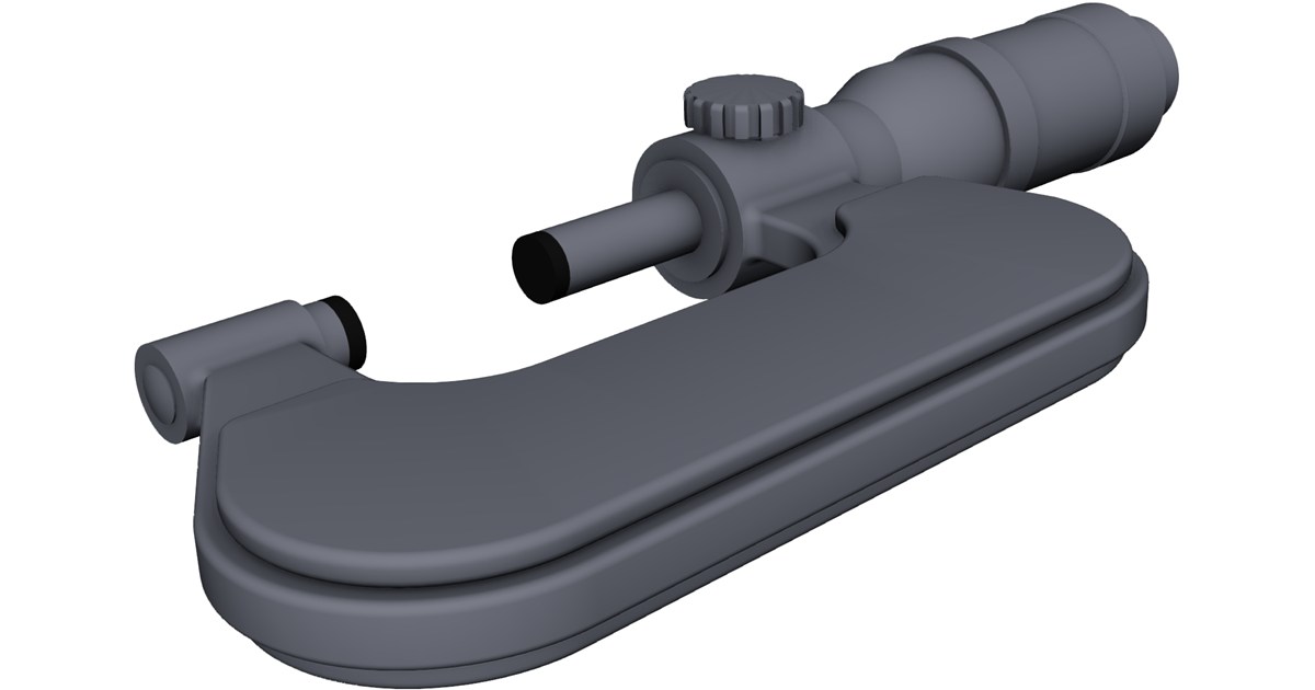 Micrometer CAD Model - 3D CAD Browser