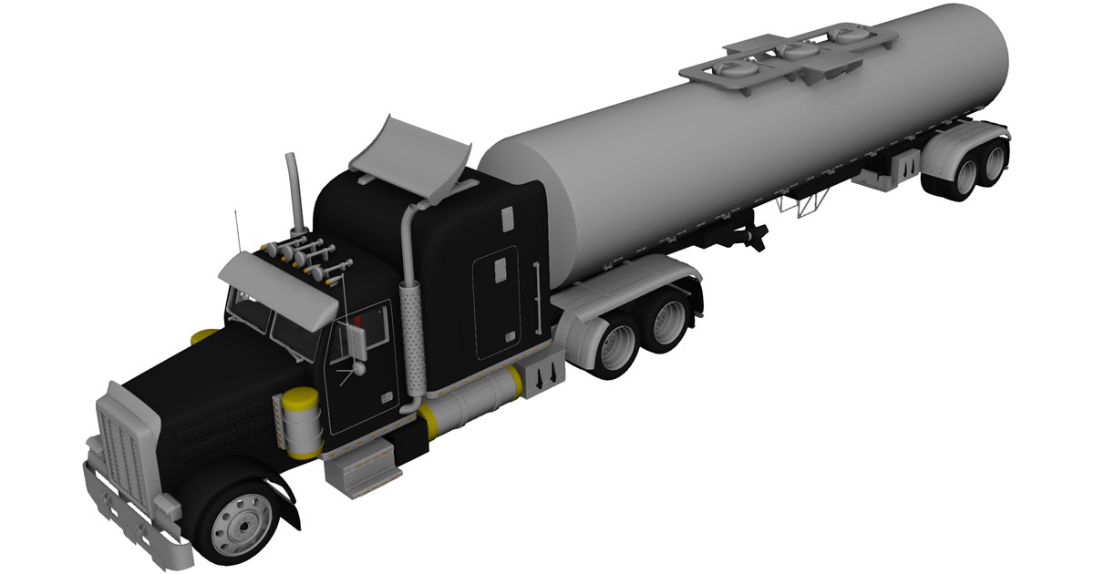 Peterbilt Truck 3D Model - 3D CAD Browser