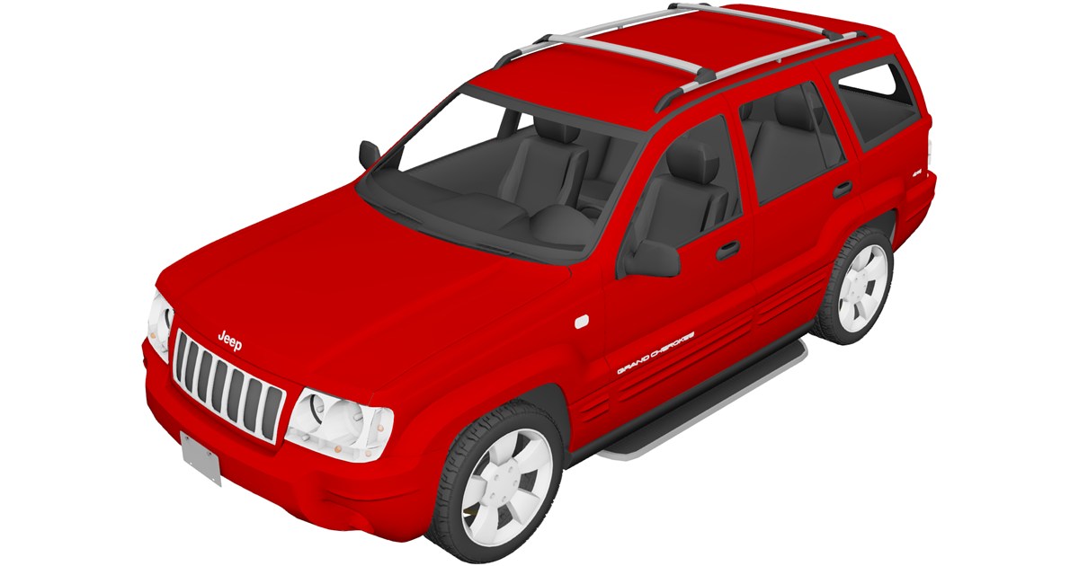 Jeep Grand Cherokee 3D Model (2006) - 3D CAD Browser