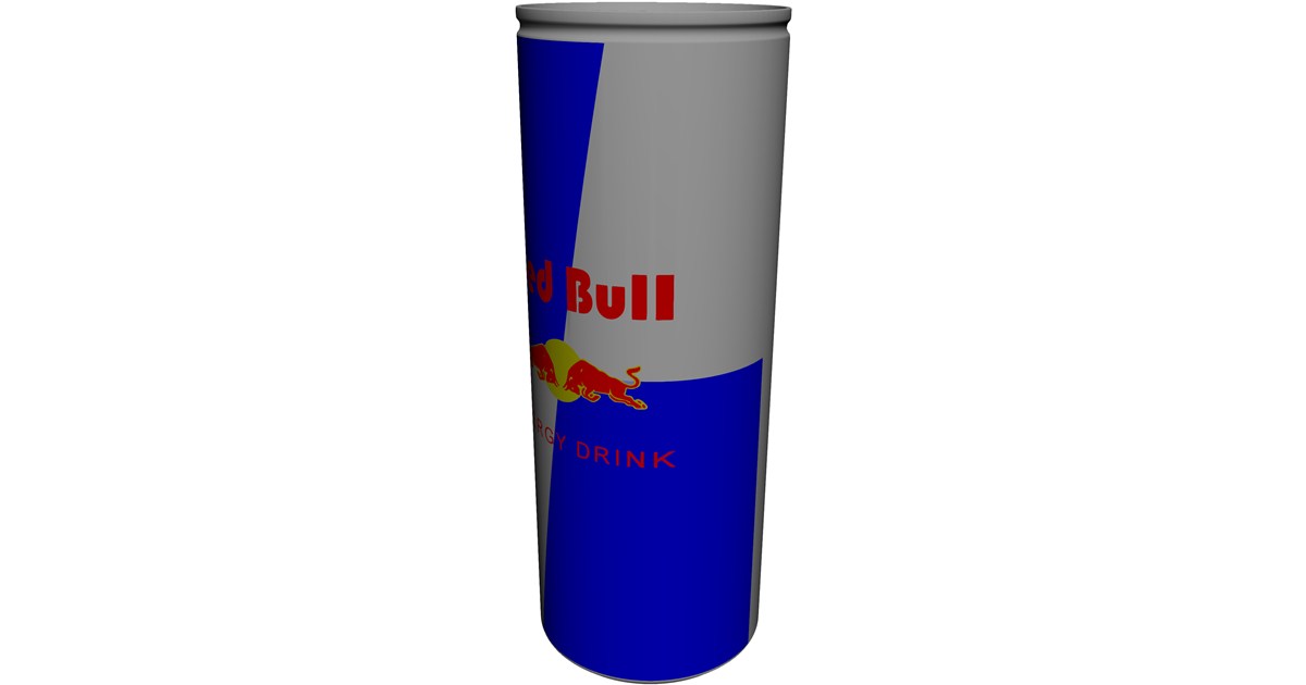 Red Bull Can CAD Model - 3D CAD Browser