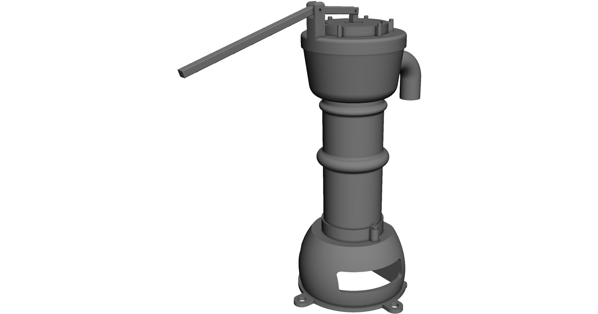 Water Hand Pump CAD Model - 3D CAD Browser