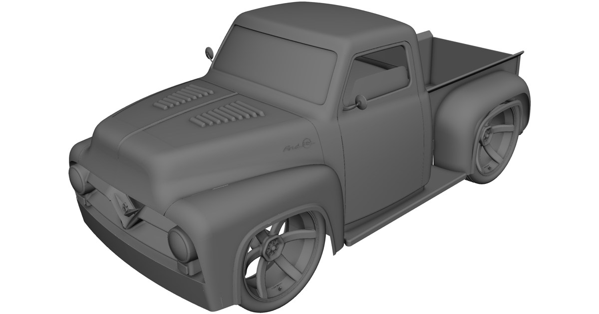 Ford F-100 CAD Model - 3D CAD Browser
