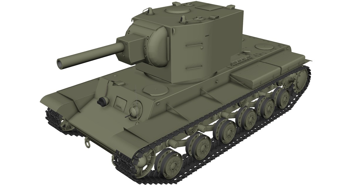 KV-2 3D Model - 3D CAD Browser