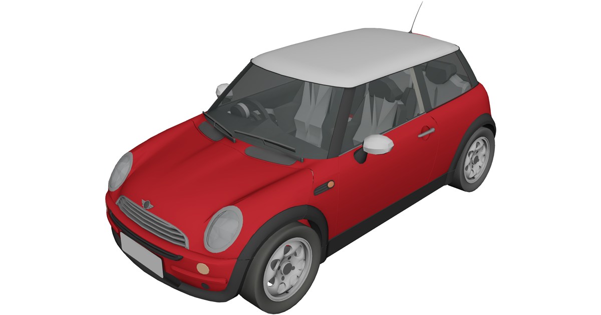 Mini Cooper 3D Model - 3D CAD Browser