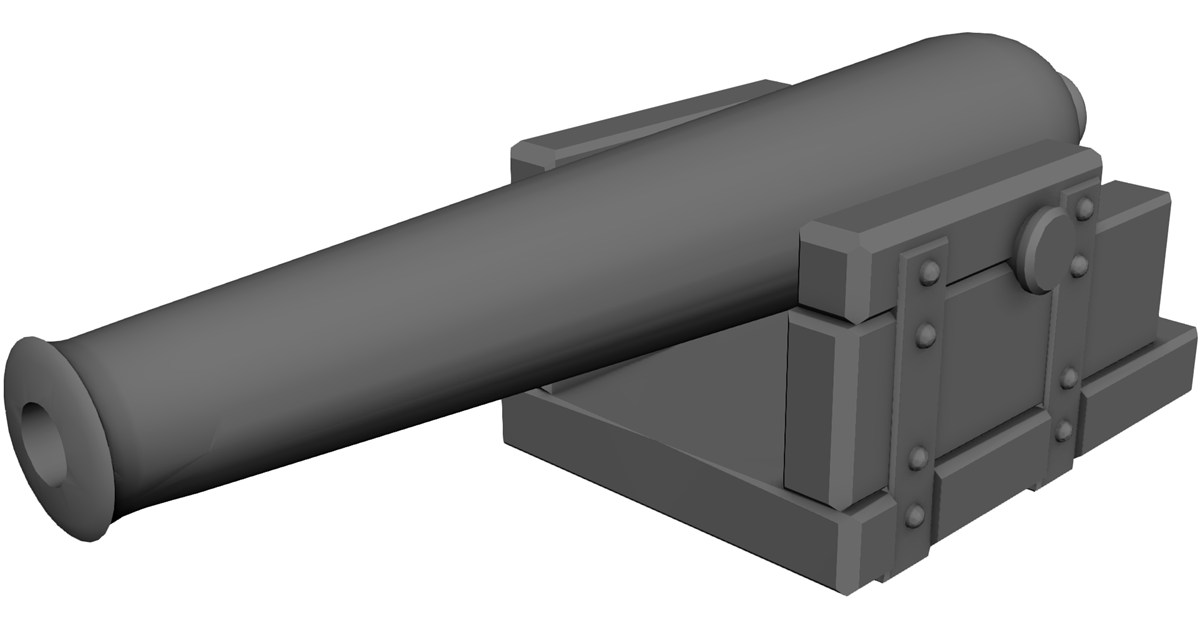 Cannon 3D Model - 3D CAD Browser