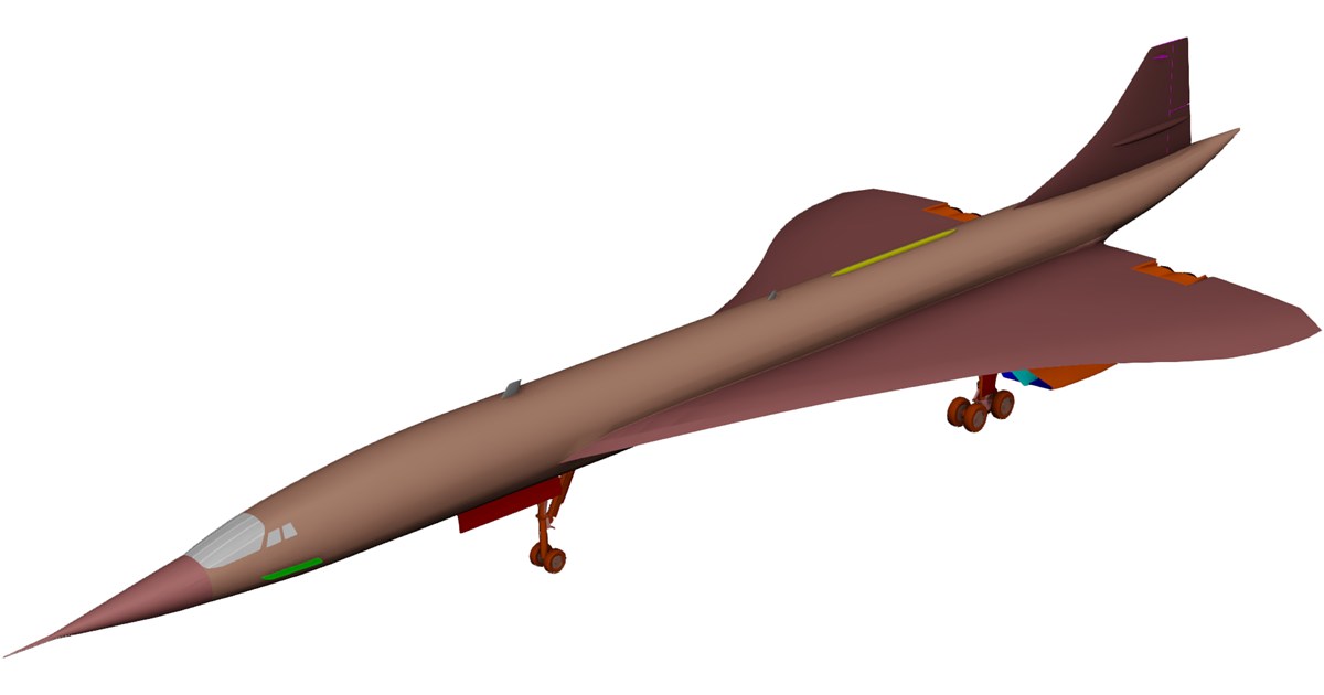 Concorde 3D Model - 3D CAD Browser