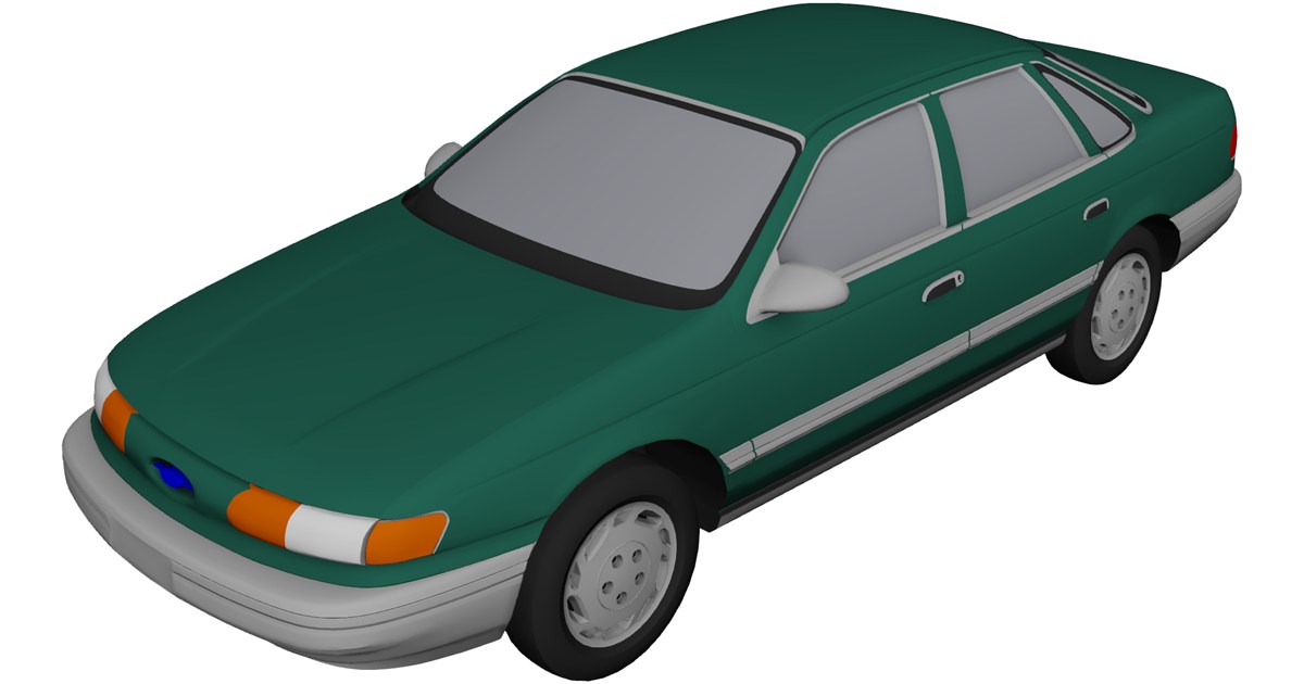 Ford Taurus 3D Model (1994) - 3D CAD Browser