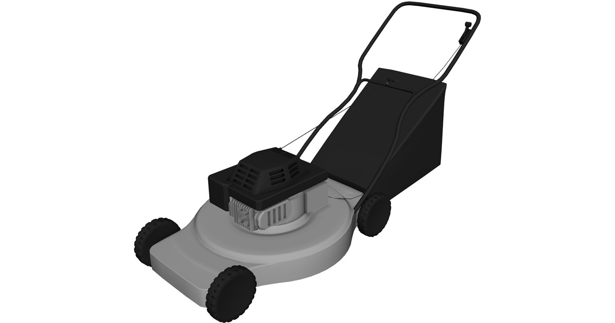Lawn Mower 3D Model - 3D CAD Browser