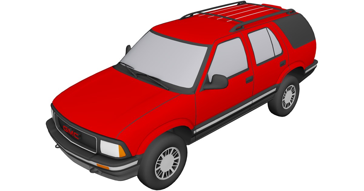 GMC Jimmy 3D Model (1995) - 3D CAD Browser